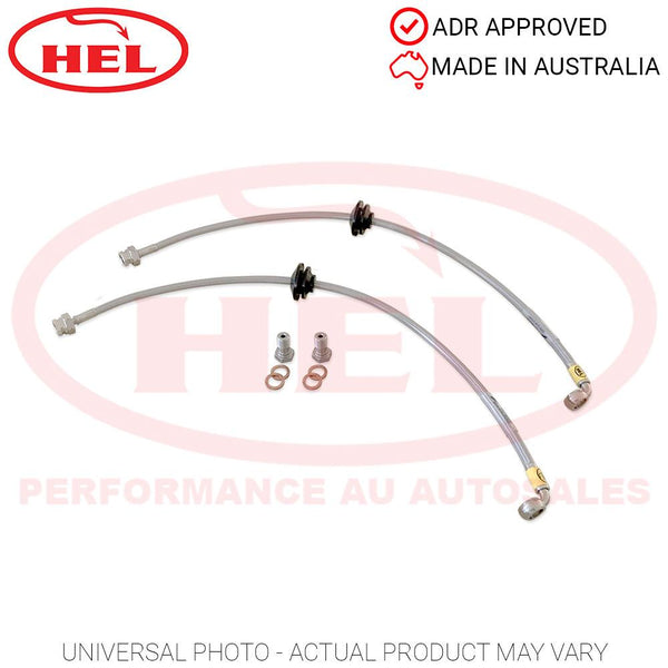 HEL Performance Braided Brake Line - (PARTIAL KIT - 2-Lines Only ...